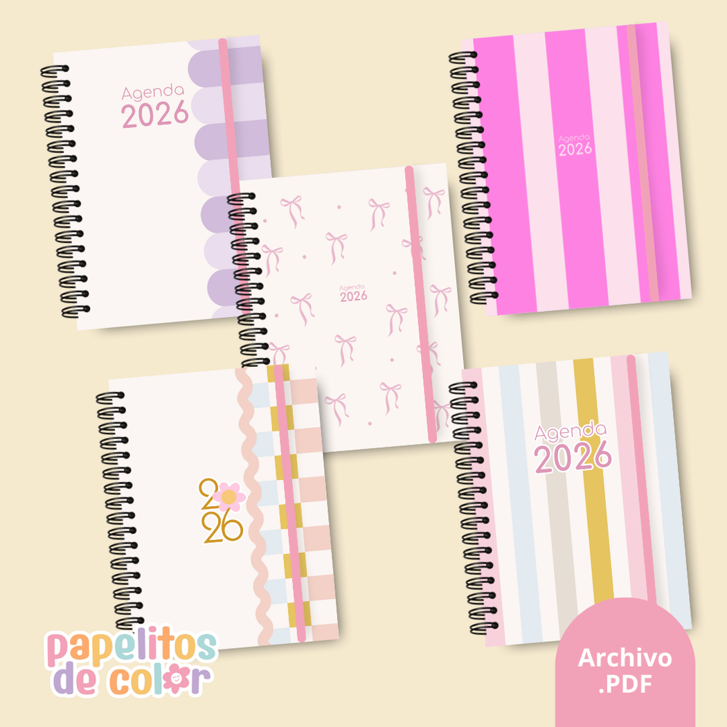 Agendas – Papelitos de Color