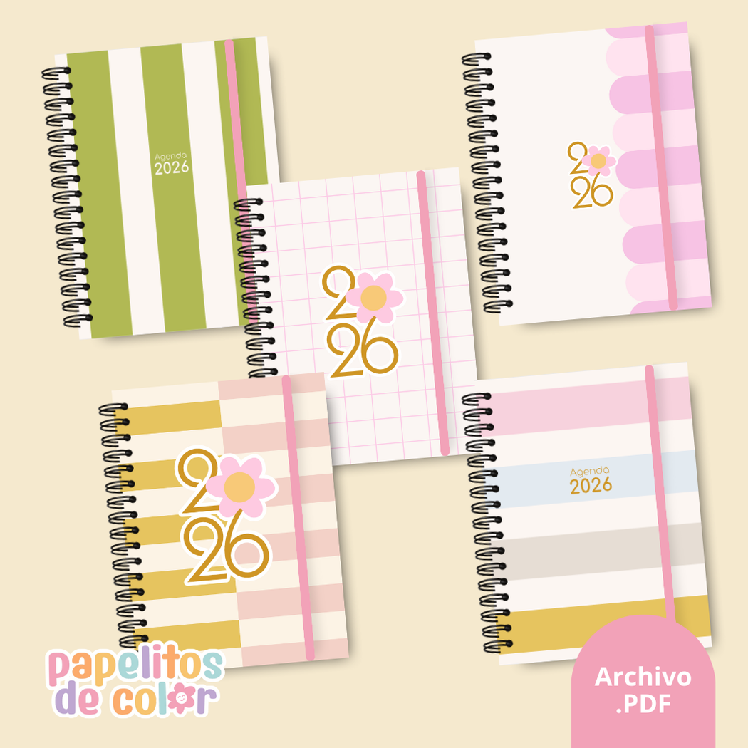 Agendas – Papelitos de Color